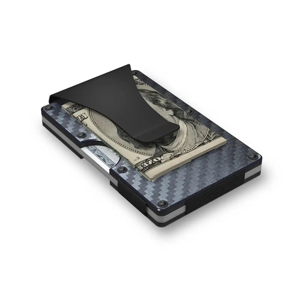 GRID Compact Minimalist RFID Blocking Wallet - Carbon Fiber – BLK LAB
